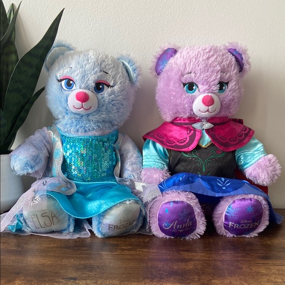 Build-A-Bear | Toys | Disneys Frozen Elsa Anna Buildabear Set | Poshmark